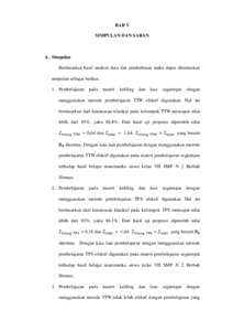 EFEKTIVITAS METODE PEMBELAJARAN THINK TALK WRITE (TTW) DAN THINK PAIR SHARE (TPS) PADA MATERI ...